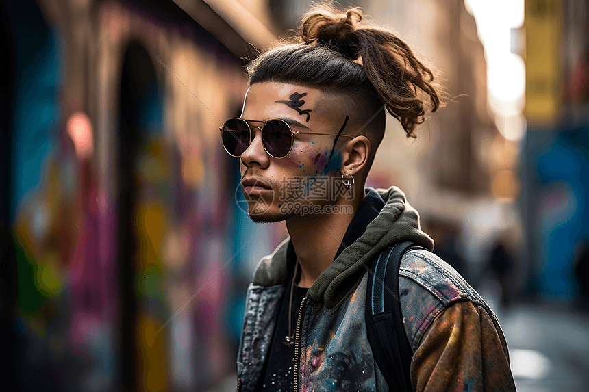 前卫的男孩子高清图片下载-正版图片600067574-摄图网