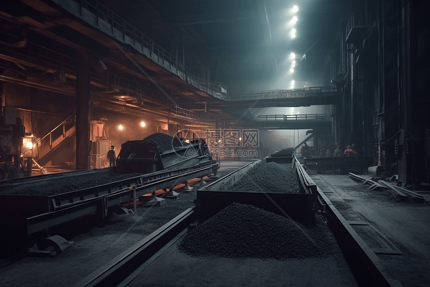 煤炭加工厂高清图片下载-正版图片600070506-摄图网