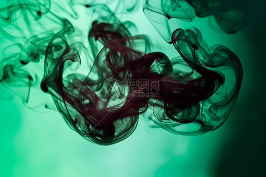 黑烟绿色背景图片素材-正版创意图片600071271-摄图网