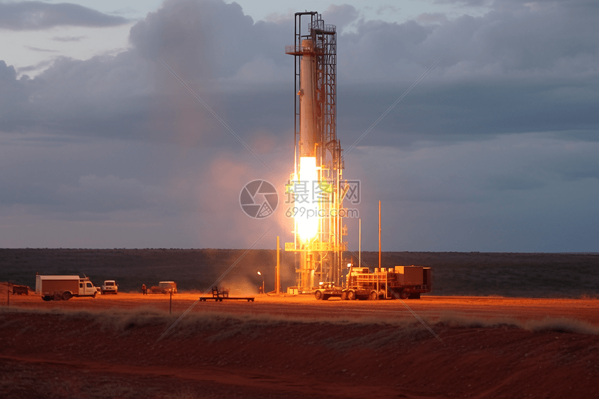 天然气开采过程高清图片下载-正版图片600073962-摄图网