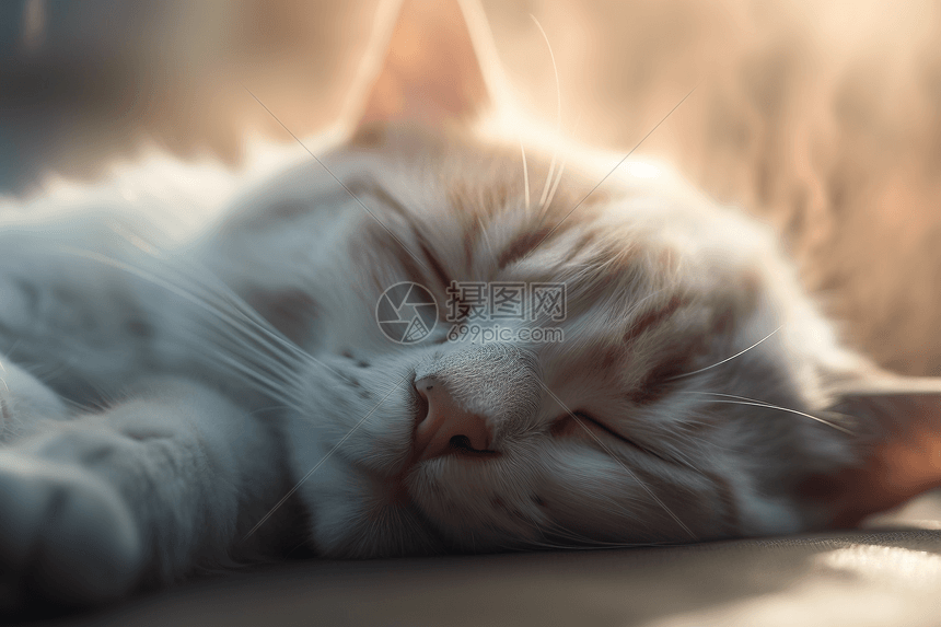睡觉的猫咪插画图片下载-正版图片600074539-摄图网