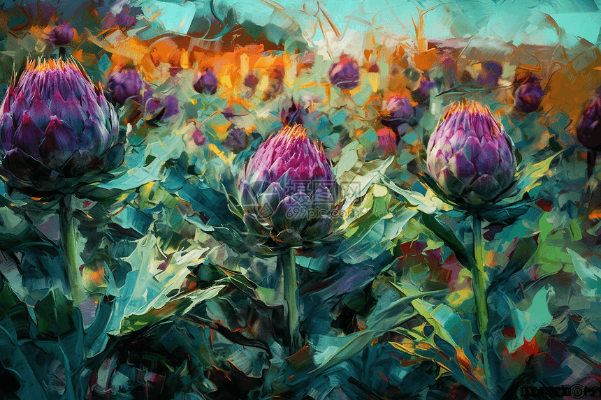 蓟场平面插图插画图片下载-正版图片600078164-摄图网