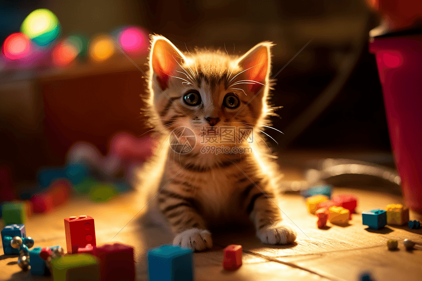 可爱的小猫咪高清图片下载-正版图片600087525-摄图网