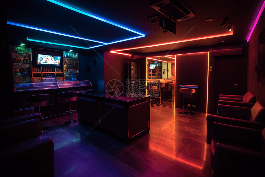 绚丽商务酒吧高清图片下载-正版图片600088351-摄图网