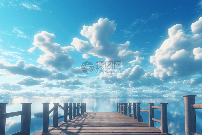 卡通动漫风天空插图插画图片下载-正版图片600092716-摄图网