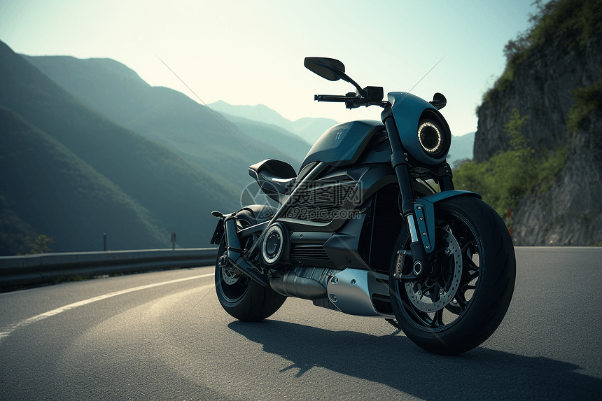 帅气的摩托车高清图片下载-正版图片600093309-摄图网