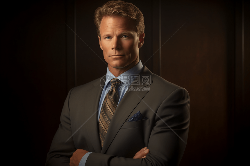企业CEO肖像照高清图片下载-正版图片600098602-摄图网