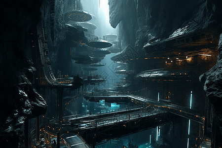 未来派城市建筑图片素材-正版创意图片600102617-摄图网