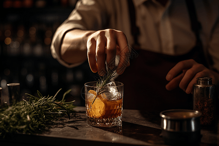 调酒师配的鸡尾酒高清图片下载-正版图片600115698-摄图网