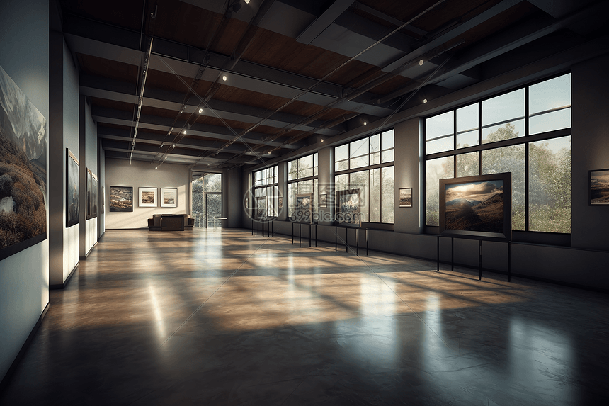 美术馆展示高清图片下载-正版图片600116159-摄图网