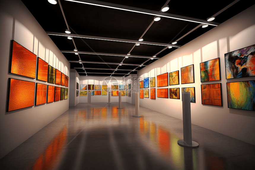 艺术区画廊高清图片下载-正版图片600116355-摄图网