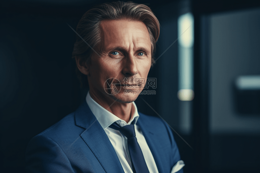 公司男性CEO肖像拍摄图高清图片下载-正版图片600118726-摄图网