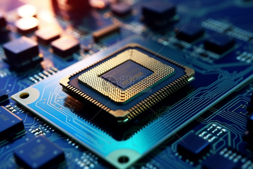 电脑中央处理器插画图片下载-正版图片600124711-摄图网