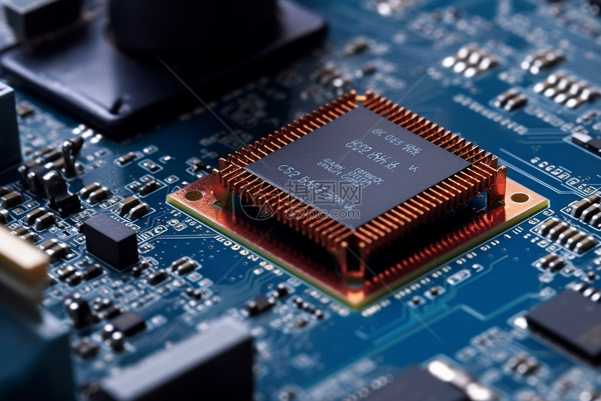 电脑主板cpu高清图片下载-正版图片600125286-摄图网