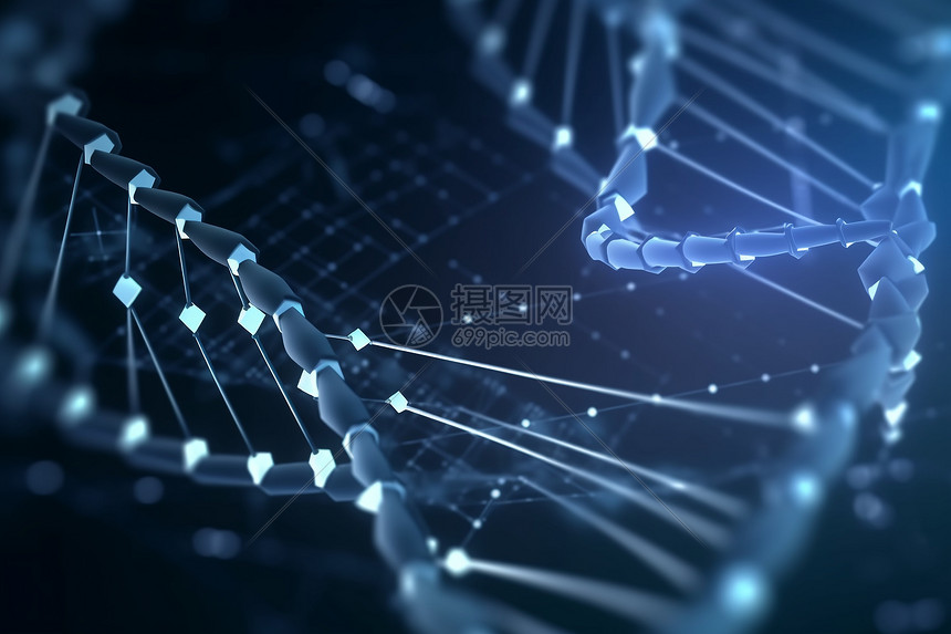 遗传dna双螺旋结构高清图片下载-正版图片600129563-摄图网