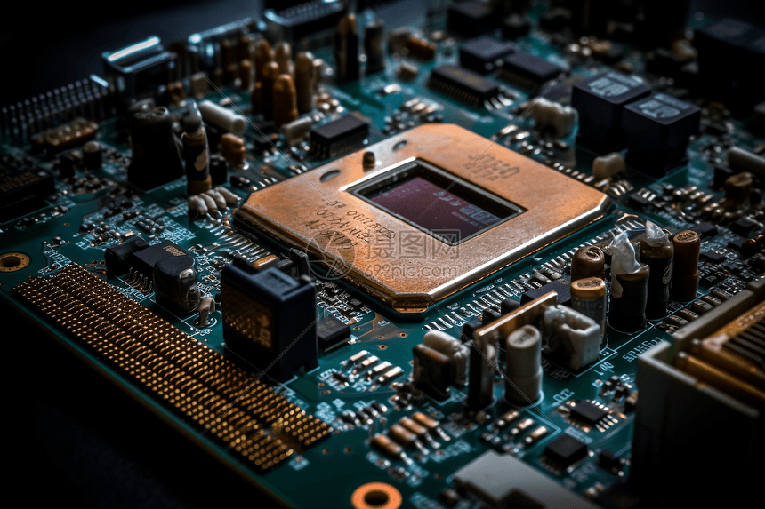 中央处理器组件图片素材-正版创意图片600130639-摄图网