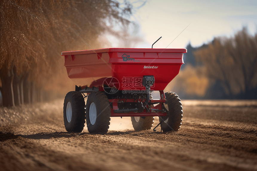 农场肥料撒布机图片图片素材-正版创意图片600132657-摄图网