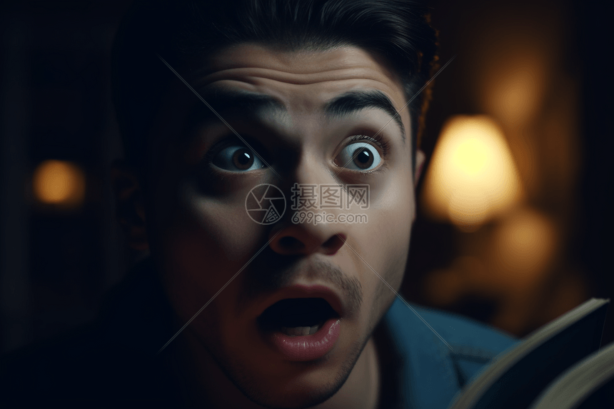 表情惊讶的人高清图片下载 正版图片600133586 摄图网