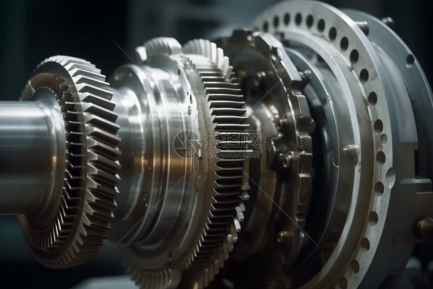 大型大电机齿轮图片素材-正版创意图片600133729-摄图网
