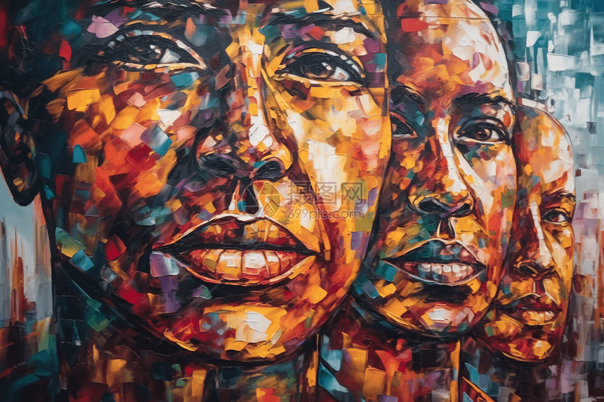 抽象当代艺术表现主义创意插画插画图片下载-正版图片600136037-摄图网