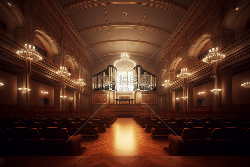 宏伟的音乐厅高清图片下载-正版图片600136667-摄图网