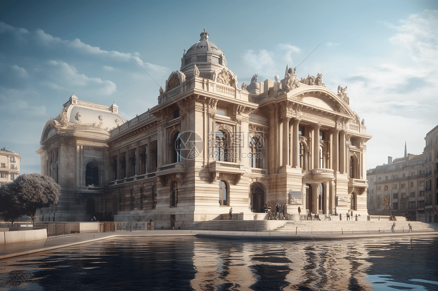 水边的歌剧院高清图片下载-正版图片600136721-摄图网