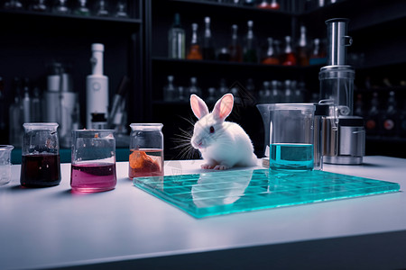 实验兔子图片_实验兔子素材_实验兔子高清图片_摄图网图片下载