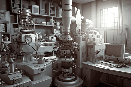 实验室光学显微镜概念图图片素材-正版创意图片600141459-摄图网