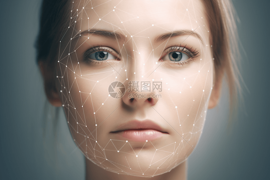 人体面部经络概念图高清图片下载 正版图片600145265 摄图网