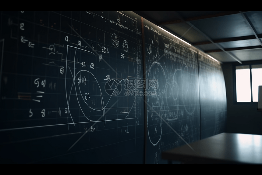 黑板上的数学问题图片素材-正版创意图片600147166-摄图网