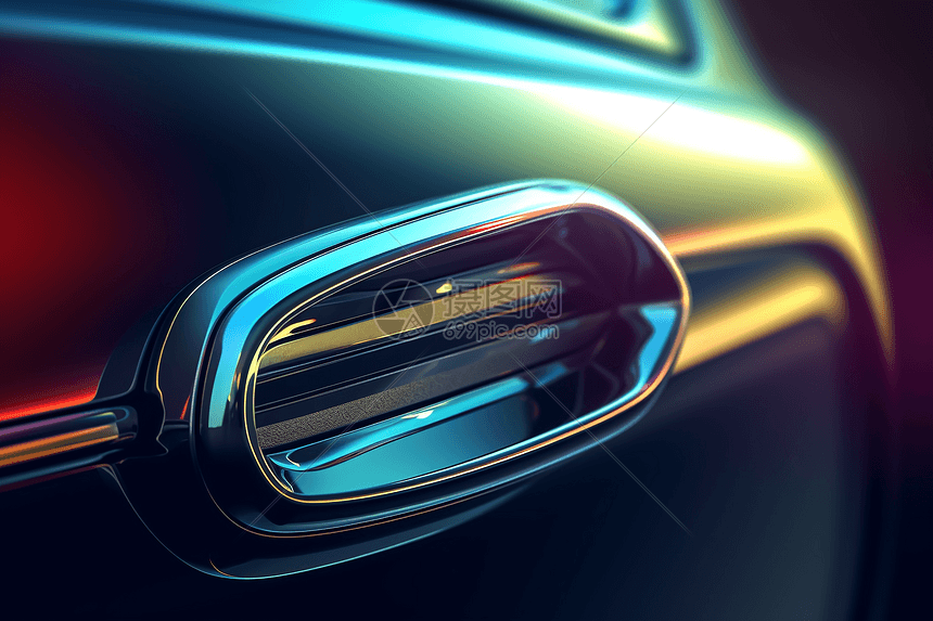 汽车外部的门把手图片素材-正版创意图片600149507-摄图网