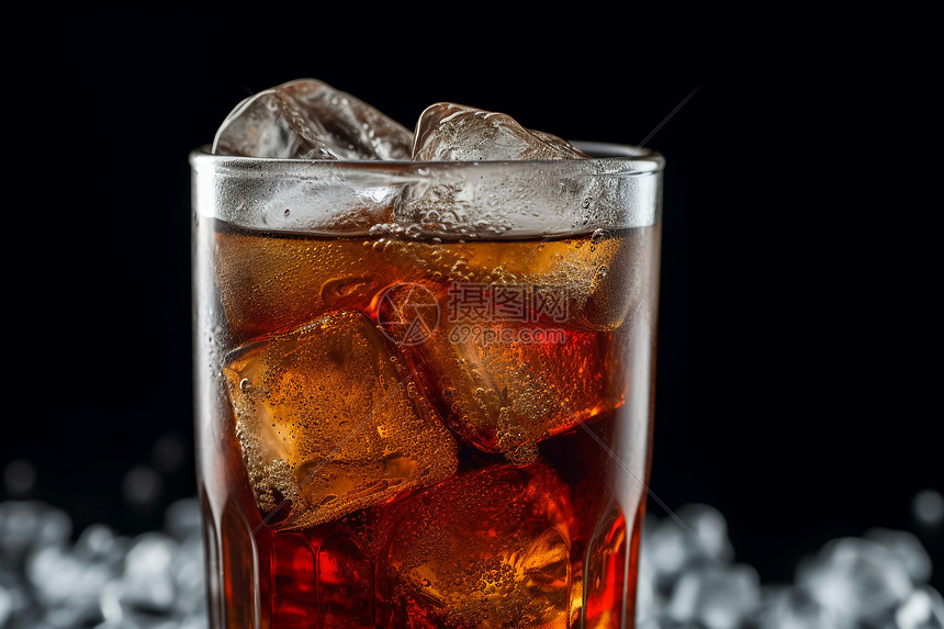 可乐加冰块高清图片下载-正版图片600149741-摄图网