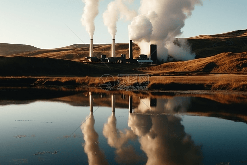 冒蒸汽的烟囱高清图片下载-正版图片600159655-摄图网