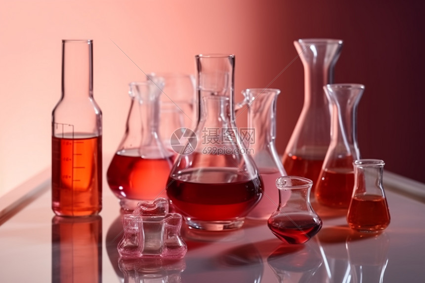 实验室玻璃器皿图片素材-正版创意图片600162670-摄图网