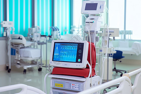 医生站在ICU病房仪器前面高清图片下载-正版图片600162620-摄图网