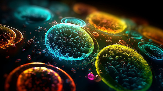 微观显微镜下的微生物图片素材-正版创意图片600524275-摄图网