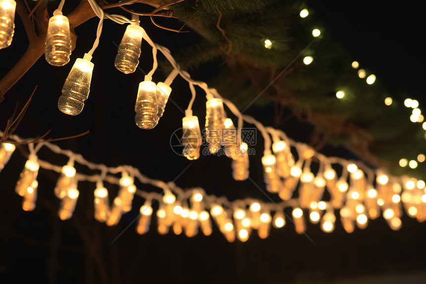 圣诞节装饰灯高清图片下载-正版图片600165140-摄图网