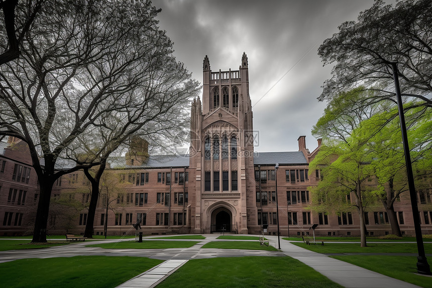 美国耶鲁大学高清图片下载-正版图片600165767-摄图网