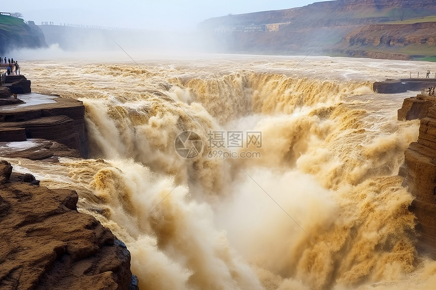 陕西黄河黄河源壶口瀑布高清图片下载-正版图片600169176-摄图网