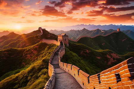 伟大的长城高清图片下载-正版图片600270550-摄图网