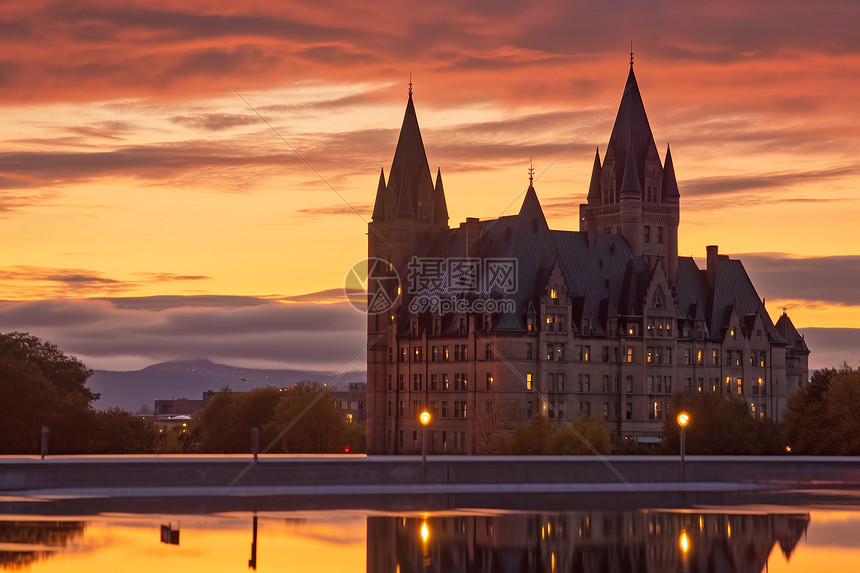 加拿大历史建筑高清图片下载-正版图片600170400-摄图网