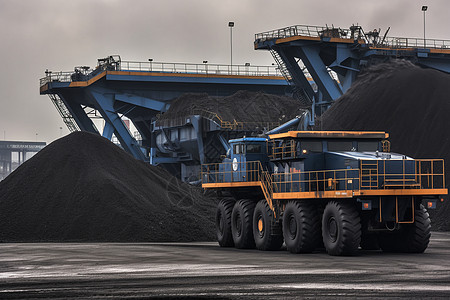 堆积的煤炭资源高清图片下载-正版图片600173805-摄图网