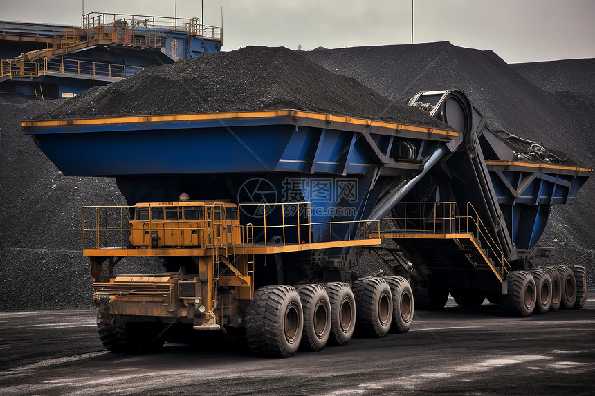 煤炭开采和运输高清图片下载-正版图片600170509-摄图网