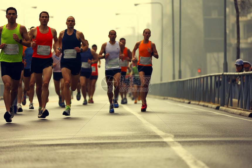 跑步的马拉松运动员高清图片下载-正版图片600170524-摄图网