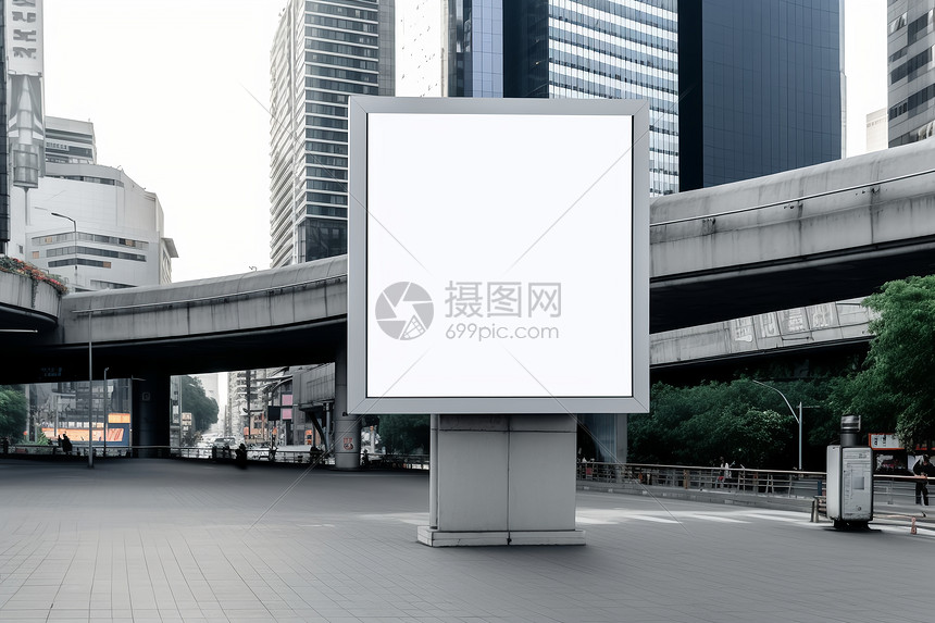 城市商业广告牌高清图片下载-正版图片600172223-摄图网