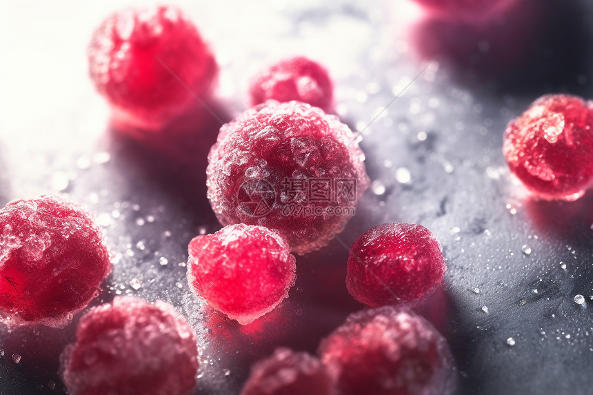 冷冻的覆盆子水果高清图片下载-正版图片600174725-摄图网