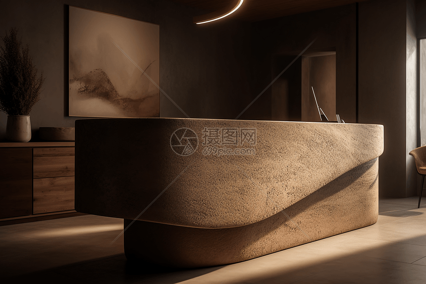 简朴的接待台高清图片下载-正版图片600175580-摄图网