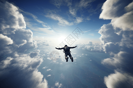 极限跳伞运动高清图片下载-正版图片600178667-摄图网