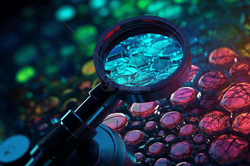 细胞显微镜视图图片素材-正版创意图片600185313-摄图网