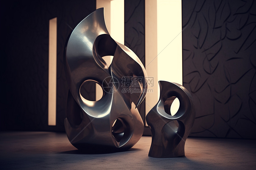 超现实艺术雕塑高清图片下载-正版图片600190360-摄图网